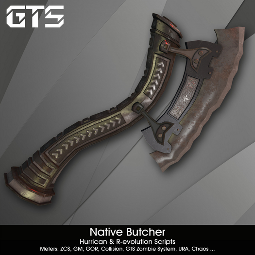 Second Life Marketplace - [GTS] Native Butcher Combo Axe